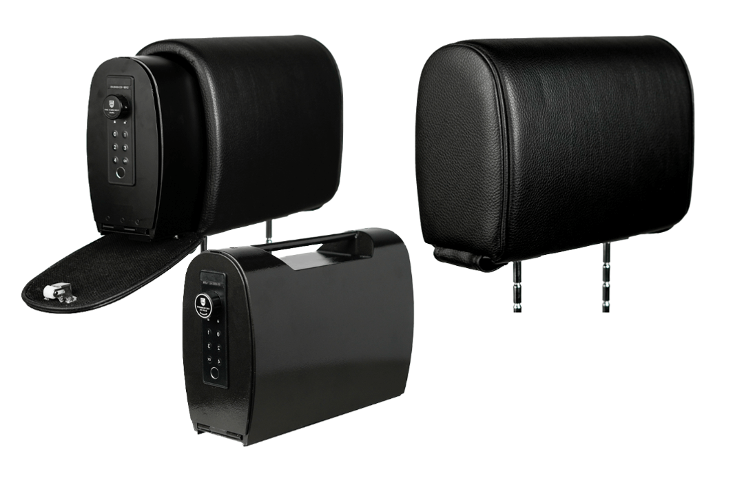 The Headrest Safe | Hidden Headrest Gun Safes for Cars